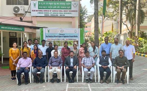 ICAR-NBAIR organized training on “Mass Production of Biocontrol Agents ...