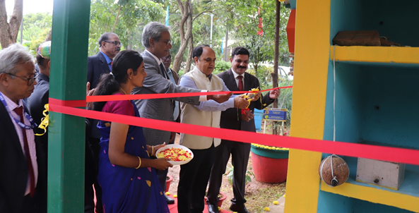 Inauguration of Bee Home at ICAR-NBAIR Yelahanka campus by Dr T.R ...