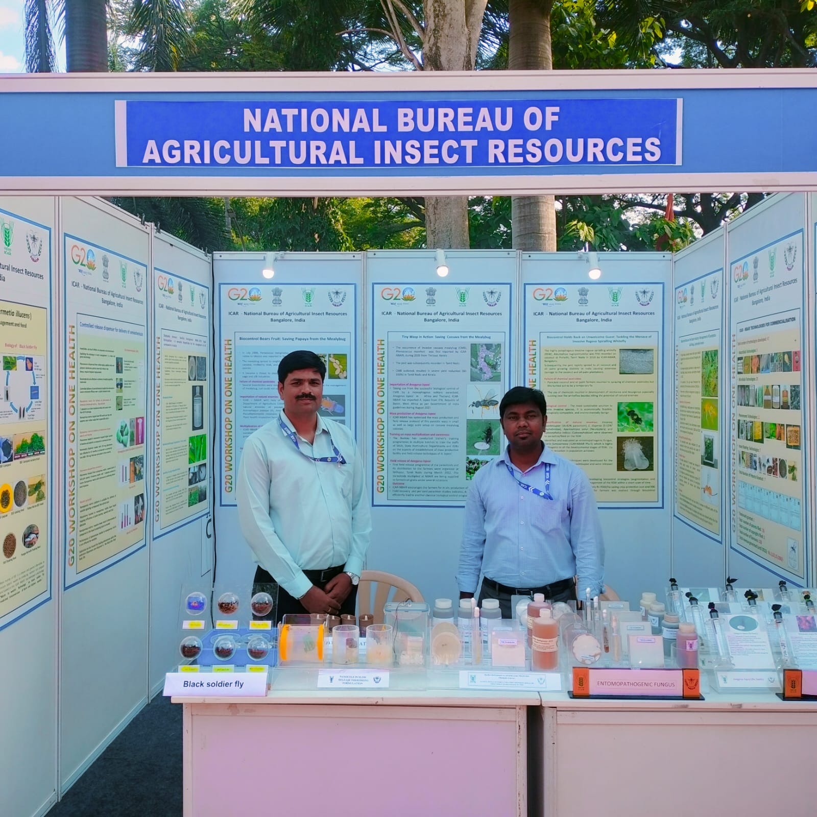 ICAR -NBAIR exhibition stall at G20 workshop on one health at ICAR ...