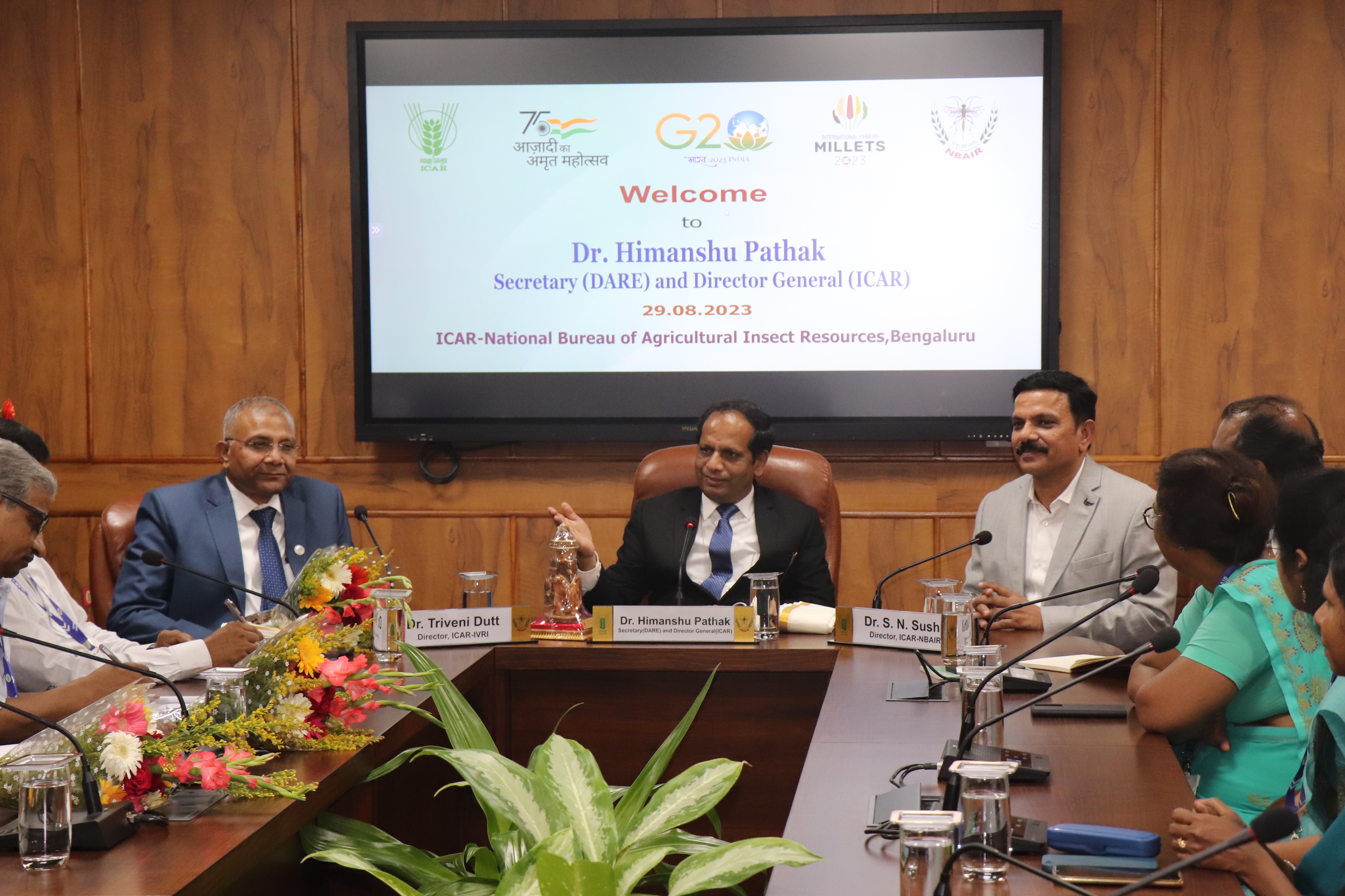 Visit of Dr. Himanshu Pathak, Honorable Secretary, Department of ...